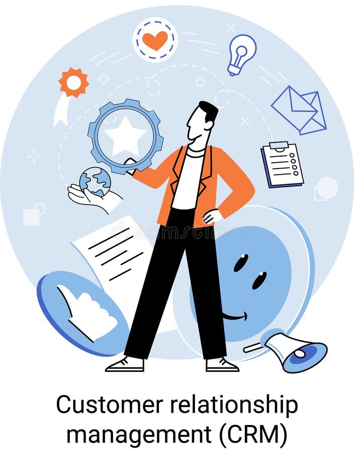 CRM Metaphor. Customer Relationship Management. Application Software ...