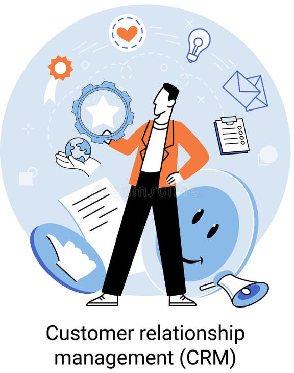 CRM Metaphor. Customer Relationship Management. Application Software ...