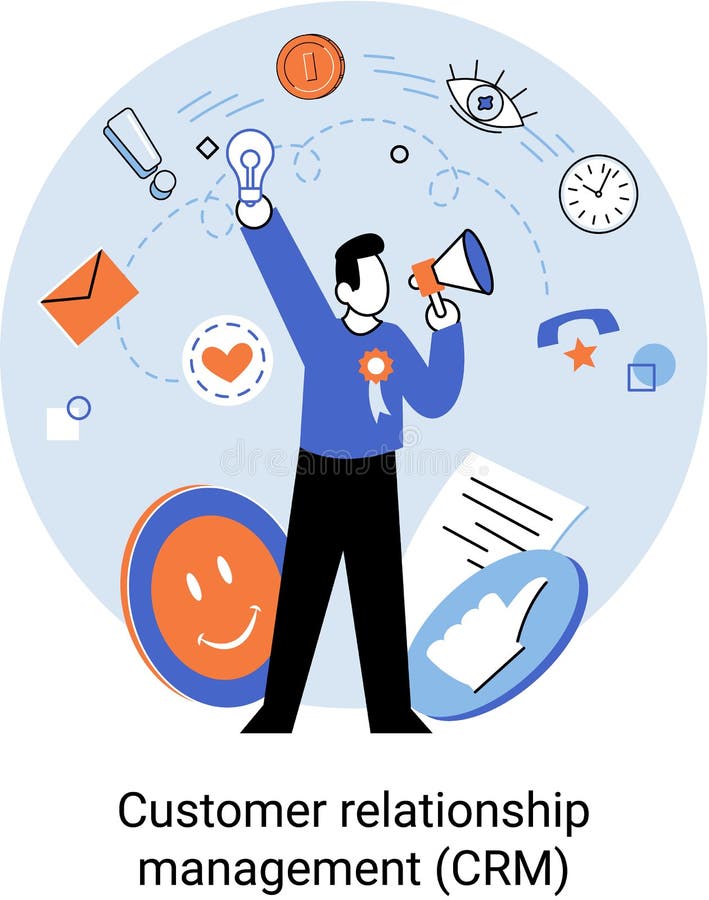 CRM Metaphor. Customer Relationship Management. Application Software ...