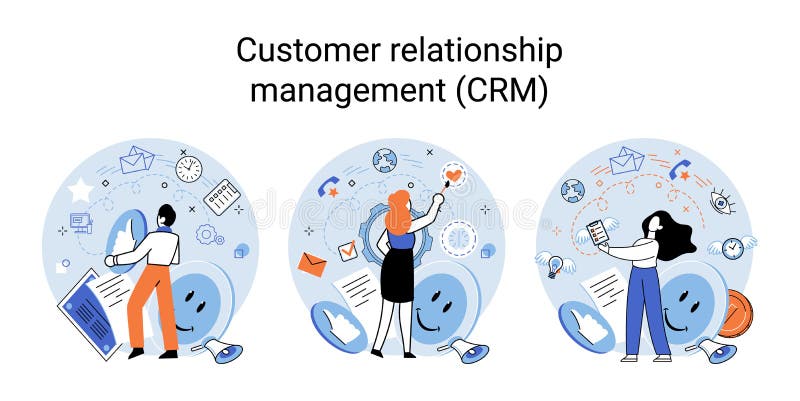 CRM Metaphor. Customer Relationship Management. Application Software ...