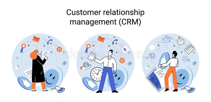 CRM Metaphor. Customer Relationship Management. Application Software ...