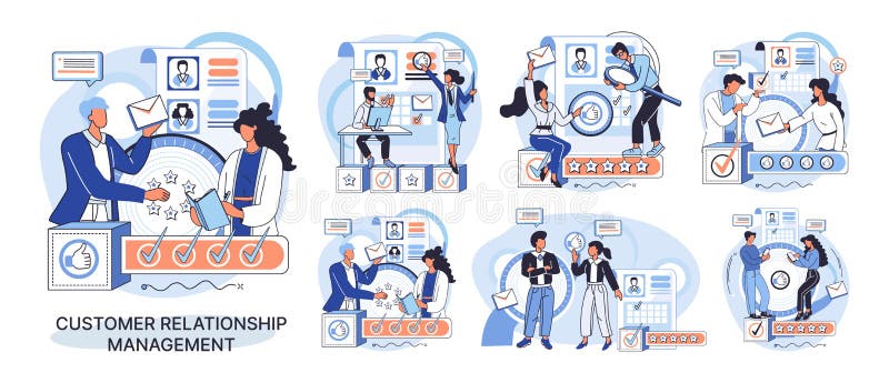 CRM Metaphor. Customer Relationship Management. Application Software ...