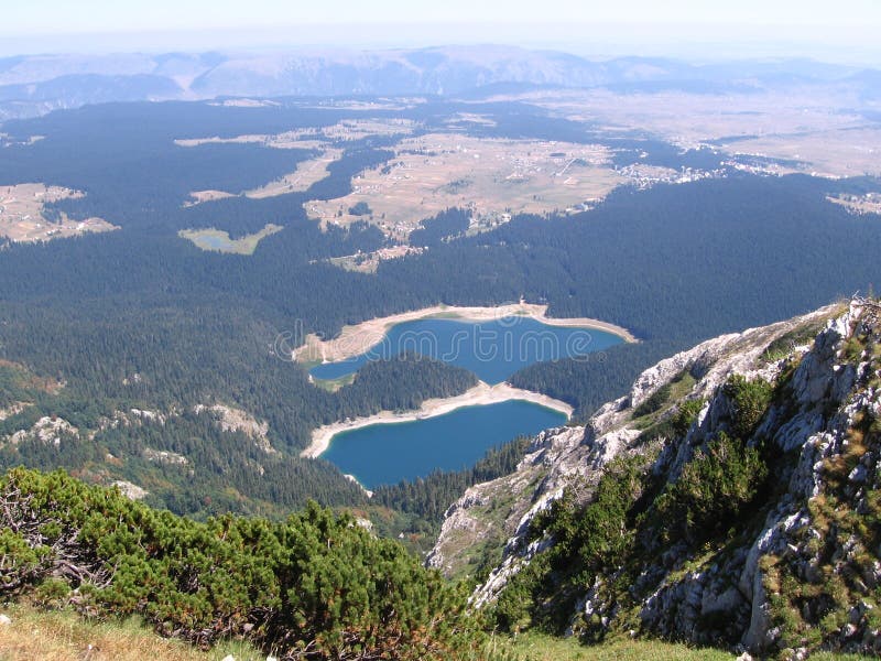 Crno Jezero (Black Lake) Durmitor Mountains Stock Photo - Image of ...