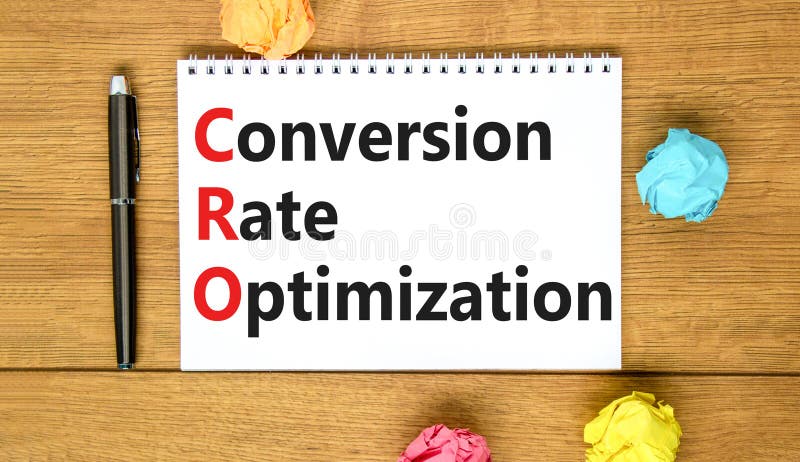 CRO Conversion Rate Optimization Symbol. Concept Words CRO Conversion ...