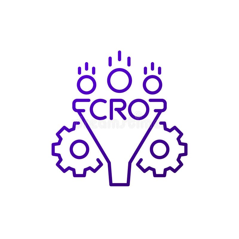 Line Conversion Rate Vector Stock Vector - Illustration of conversion ...