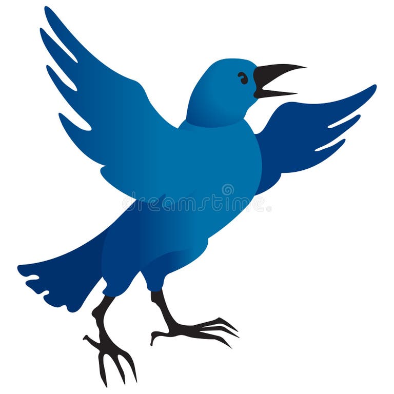 Croaking raven stock vector. Illustration of drawing - 16296243