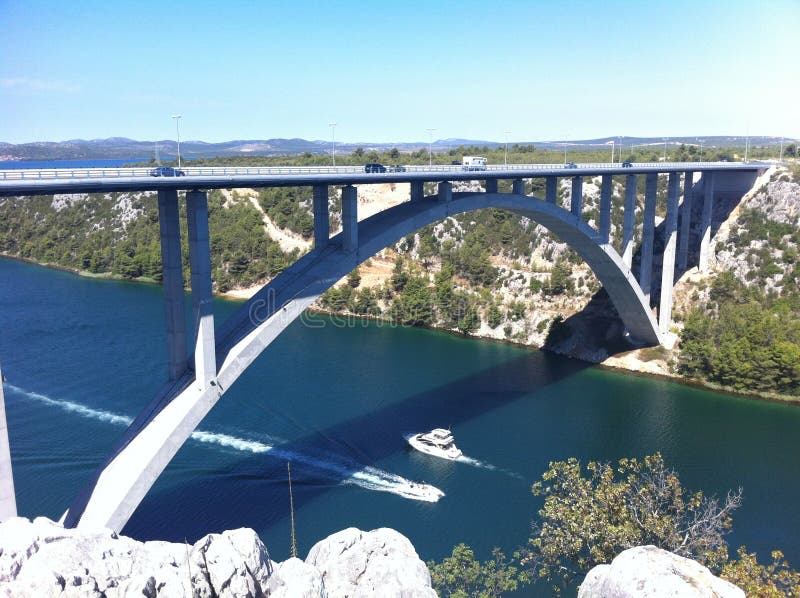 Croatia bridge stock image. Image of croatian, bridge - 28437753