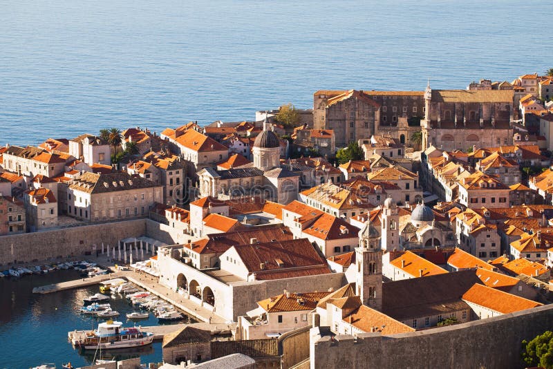 Medieval Town Dramatic Sky stock image. Image of castle - 12588151