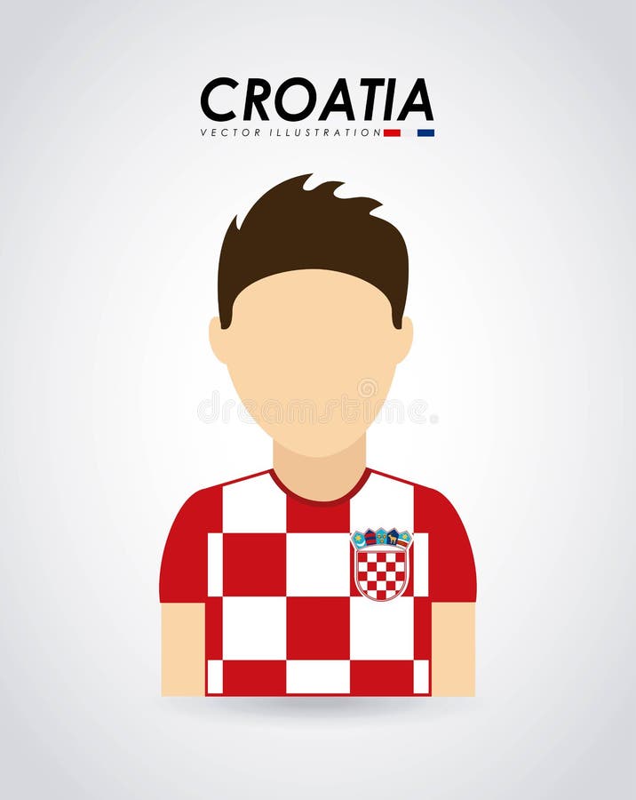 Croatia design stock vector. Illustration of avatar, graphic - 41508920