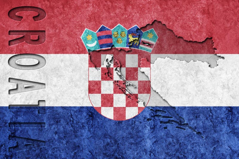 Croatia Metallic Flag, Textured Flag Stock Photo - Image of shimmering ...