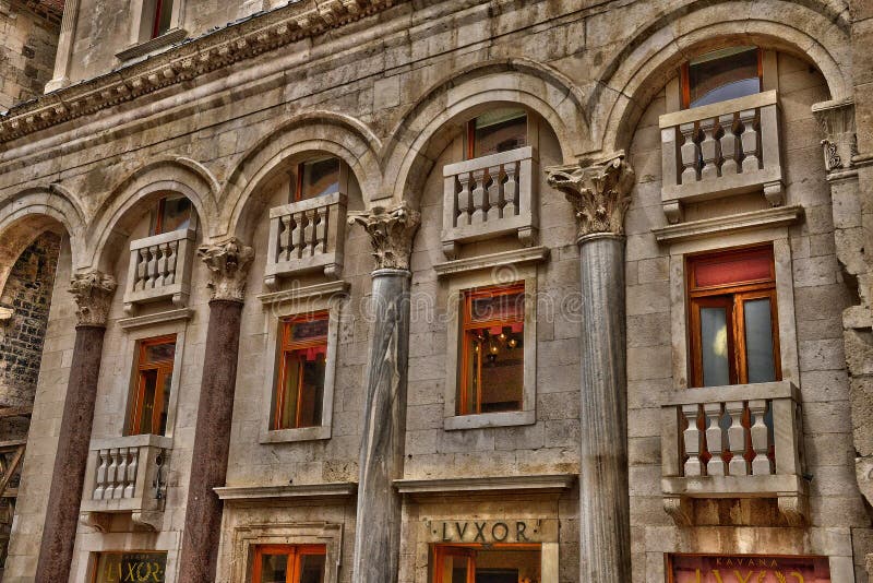 Croatia; Picturesque and Historical City of Split in Balkan Editorial ...