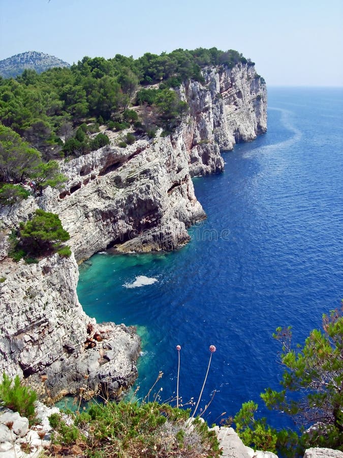 Croatia rocks stock image. Image of high, horn, cliff - 11341663