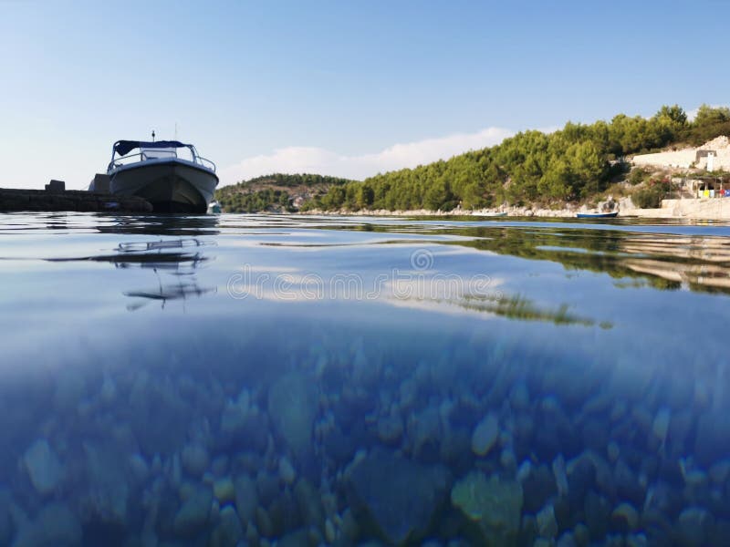 Croatia: Split - View from Underwater Stock Photo - Image of underwater ...