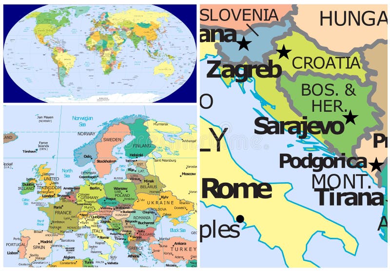 Croatia & World stock illustration. Illustration of congo - 83439089