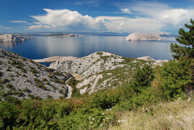 Croatian coastline stock photo. Image of blue, view, islands - 37853418