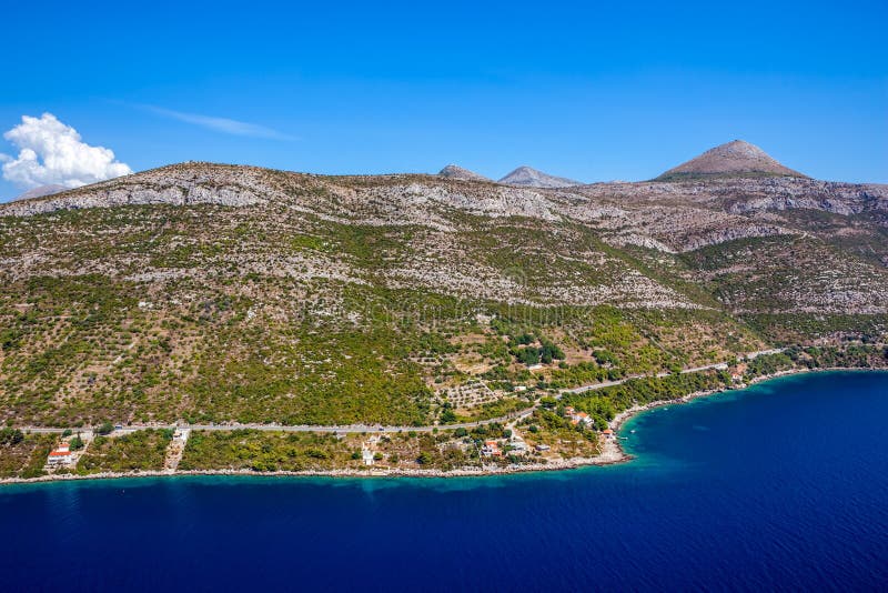 Croatian landscape stock photo. Image of panorama, aerial - 27993706