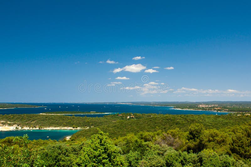 Croatian Riviera stock photo. Image of fresh, beach, maritime - 16881730
