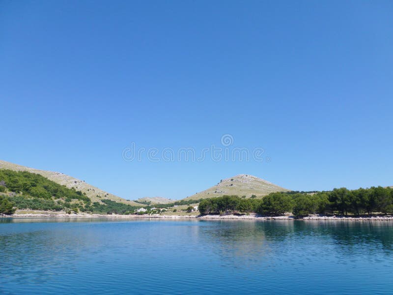 The Croatian Statival bay stock image. Image of boat - 38314153