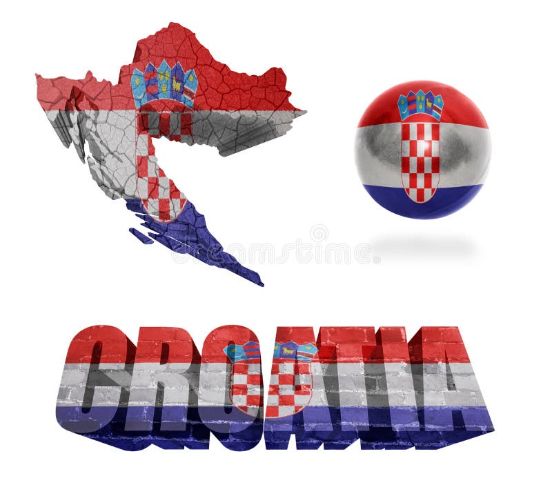Croatian Symbols stock illustration. Illustration of country - 100410121