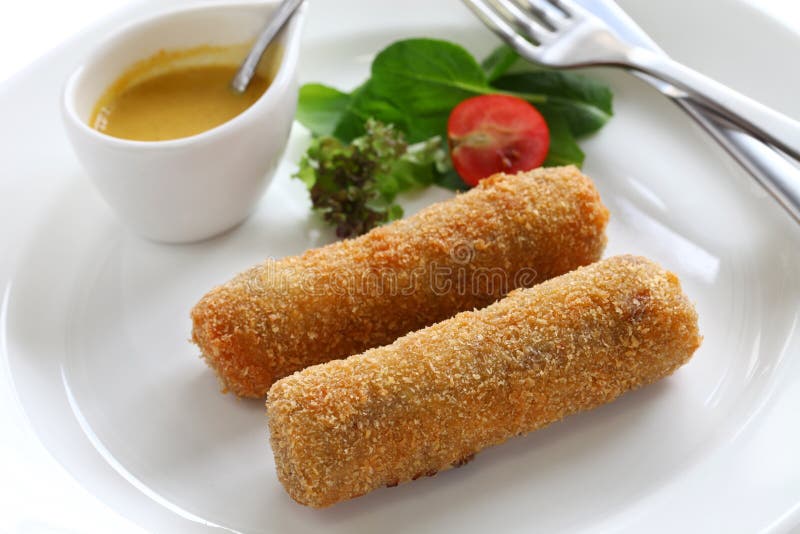 Crocchetta Olandese Del Manzo Immagine Stock - Immagine di terra, rullo ...