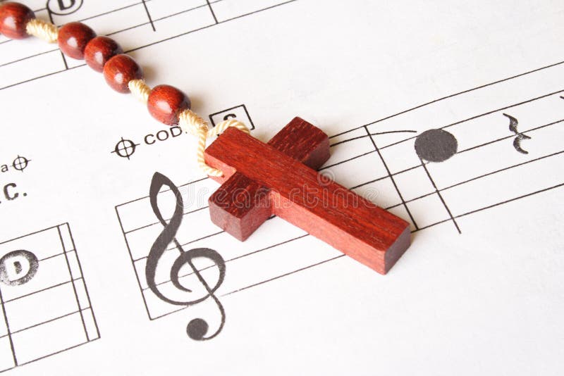 Crocifisso fotografia stock. Immagine di canzone, canti - 8153348