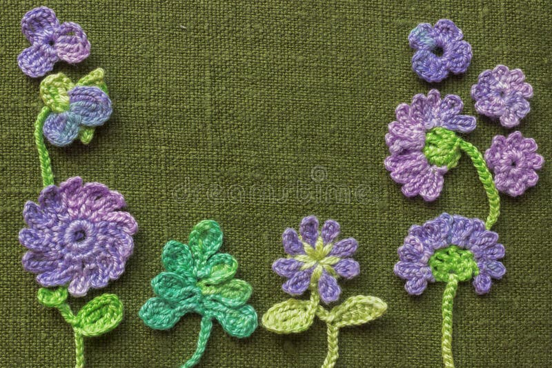 Crochet background stock image. Image of abstract, colorful - 65171387