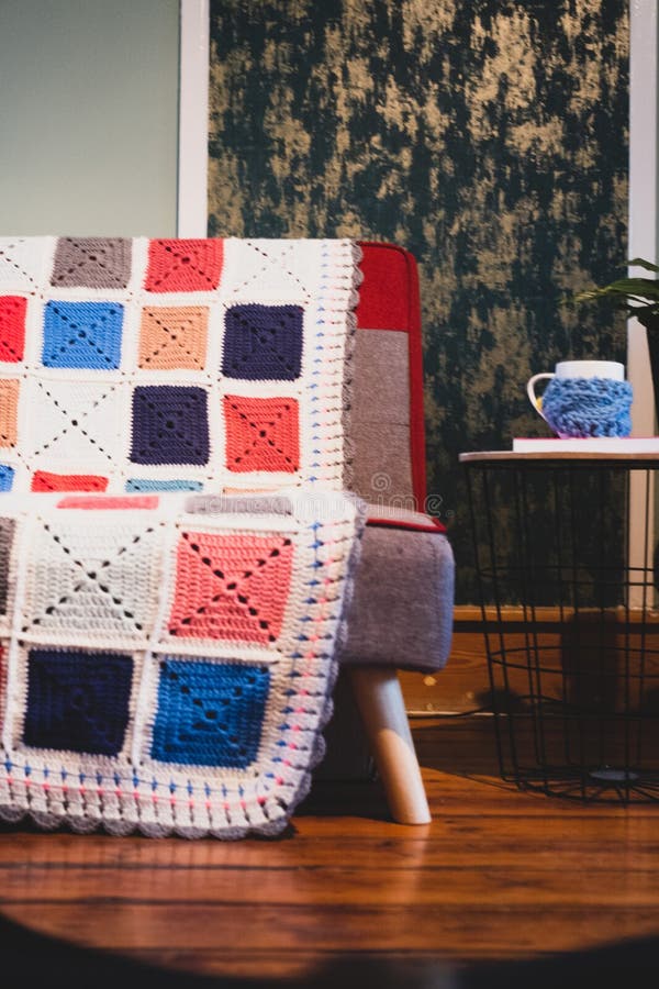 Crochet cover stock photo. Image of wool, decor, crochet - 204178124