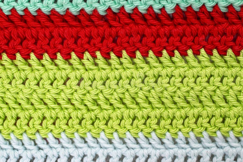 Crochet Fabric Pattern, Close Up Stock Photo - Image of material ...