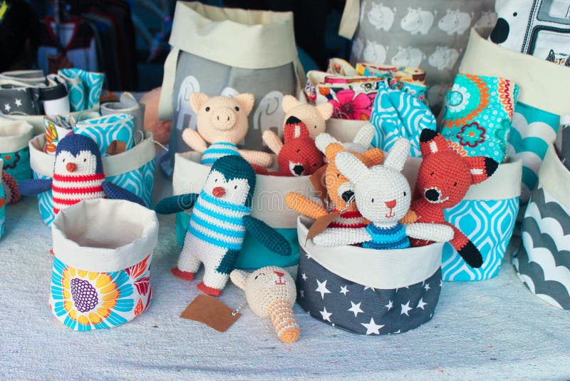 Crochet Figures Figures Crochet Happy Stock Image - Image of concept ...