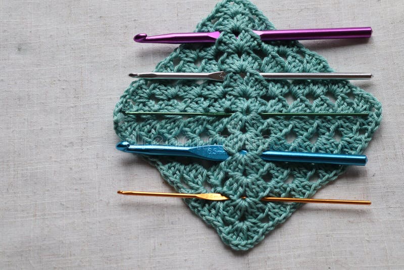 Crochet Hooks for Beautiful Design of Crafts Stock Image - Image of ...