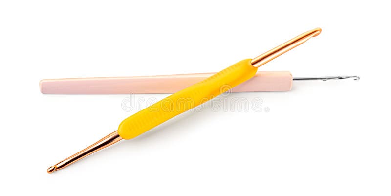 Metal crochet hook stock photo. Image of handmade, stitch - 272043320