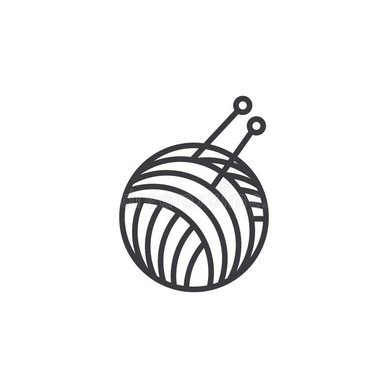 Crochet Icon Vector Set on White Background Stock Vector - Illustration ...