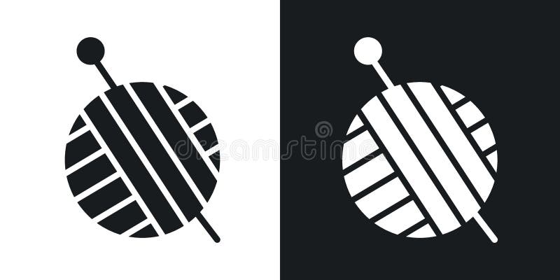 Crochet Icon Vector Set on White Background Stock Vector - Illustration ...