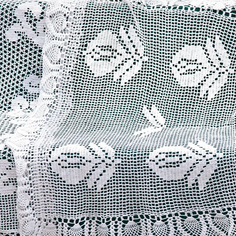 Crochet lace stock image. Image of hand, texture, abstract - 27618481