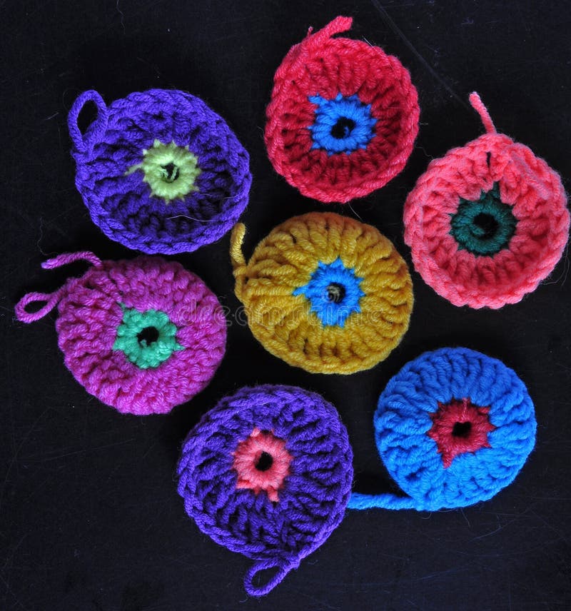 Crochet sample stock photo. Image of design, knit, burgundy - 96156702