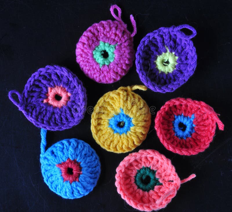 Crochet sample stock photo. Image of burgundy, hobby - 96156852