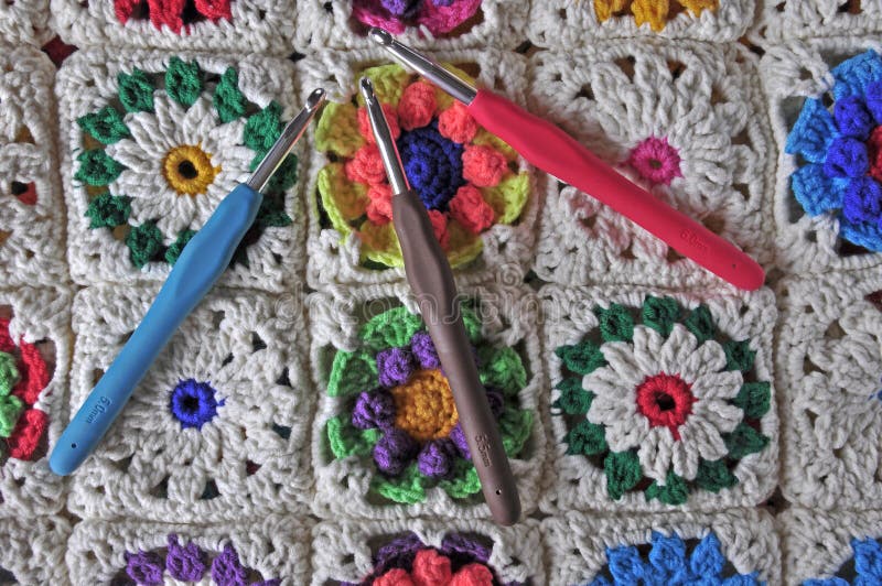 Crochet sample stock photo. Image of woolen, burgundy - 96156872