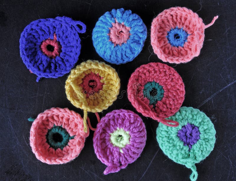 Crochet sample stock photo. Image of handmade, ball, interlock - 96156988