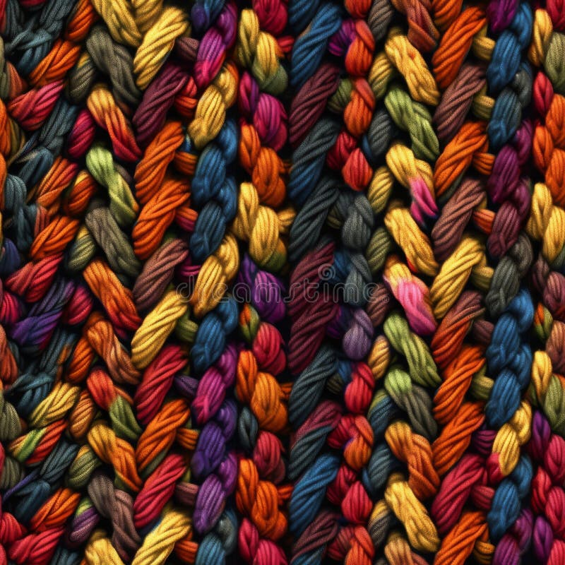 Crochet Seamless Pattern, Knitting Endless Background, Old Handmade ...