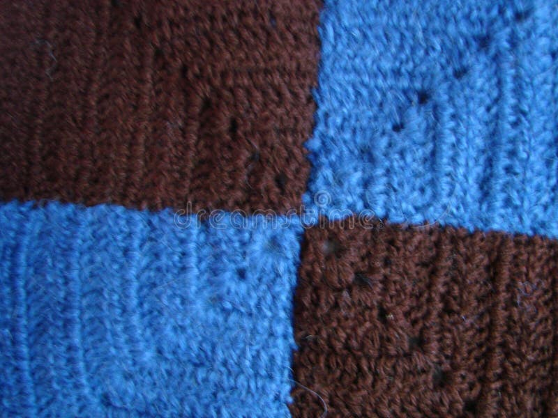 Crochet Texture, Colorful Squares Pattern. Crochet Knit Squares Stock ...