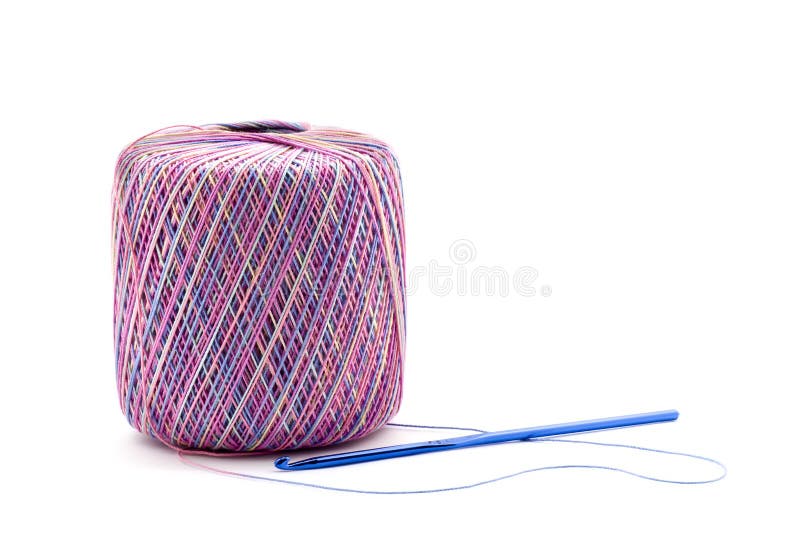 Crochet Thread with Hook stock photo. Image of fabric - 74988366