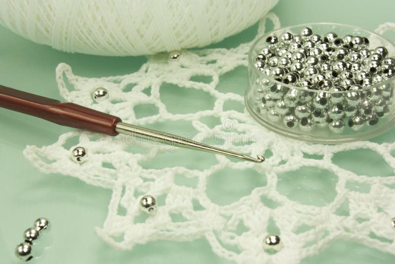 Crochet work stock photo. Image of hand, work, craftsman - 35311458