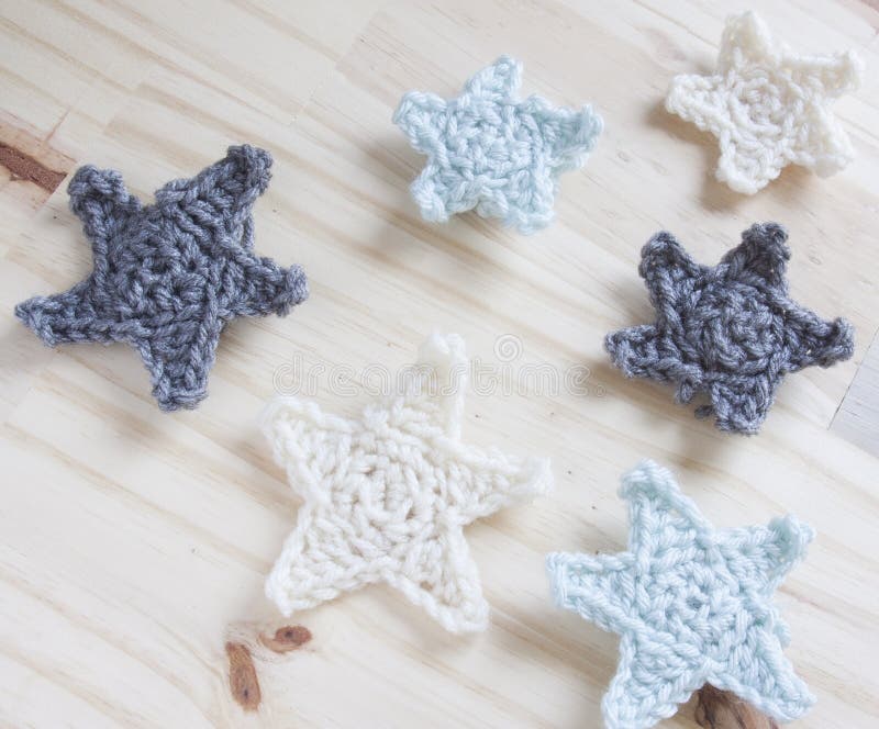 Crochet Yarn stock photo. Image of design, wool, stars - 58517256