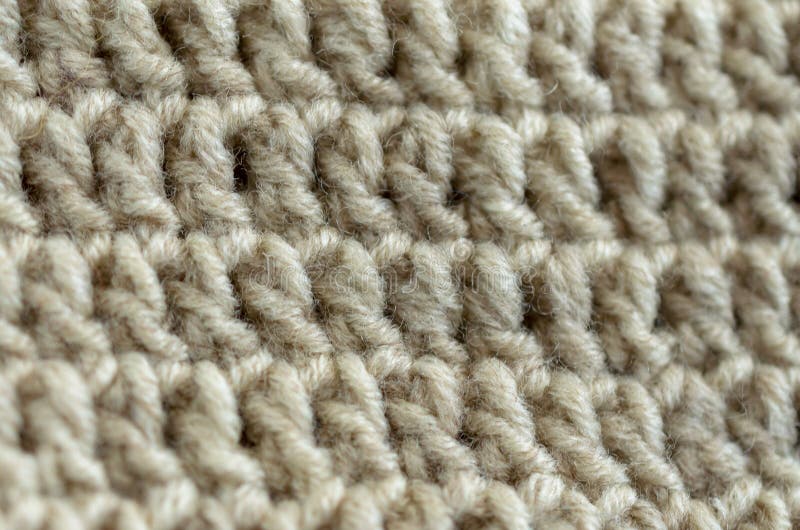 Crocheted or Knitted Texture Close Up, Fabric Background Stock Photo ...