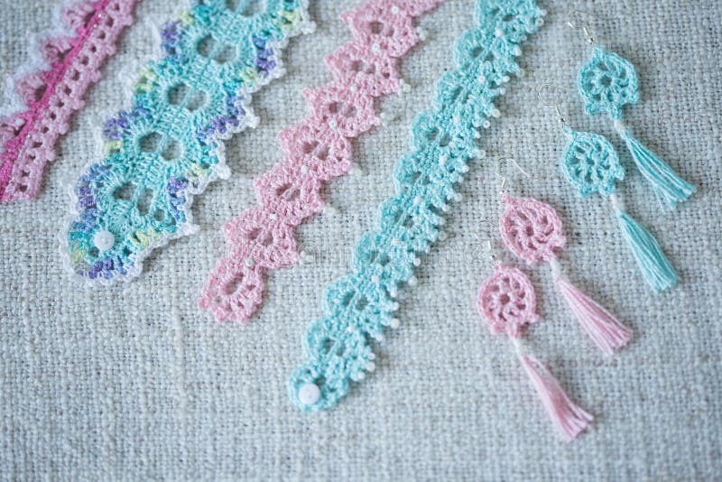 Crocheted patterns, macro stock photo. Image of hobby - 176935304