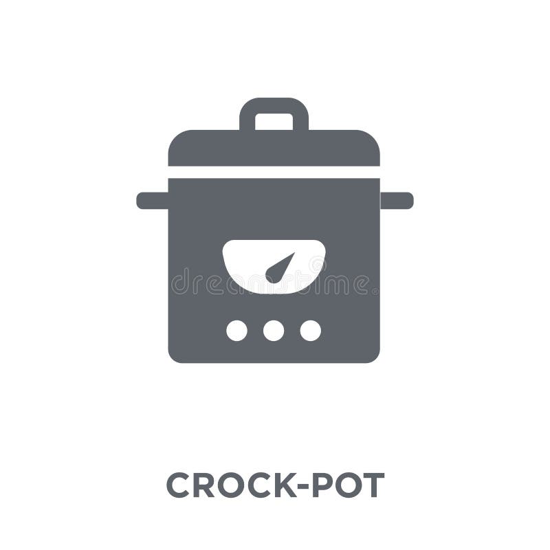 Crock-pot Icon from Electronic Devices Collection. Stock Vector ...