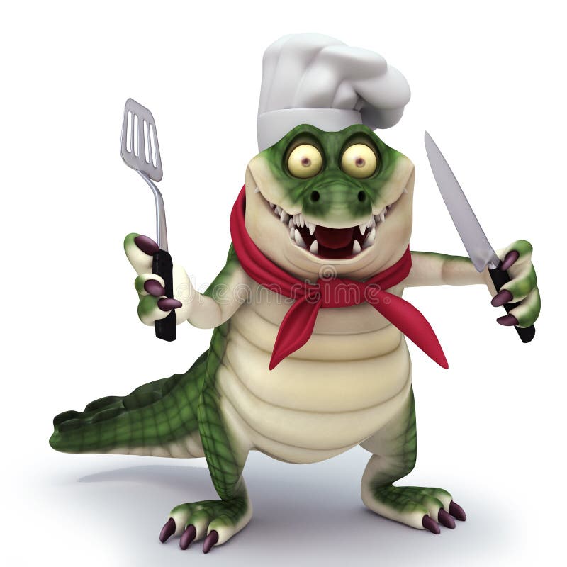 Alligator Chef Stock Illustrations – 36 Alligator Chef Stock ...