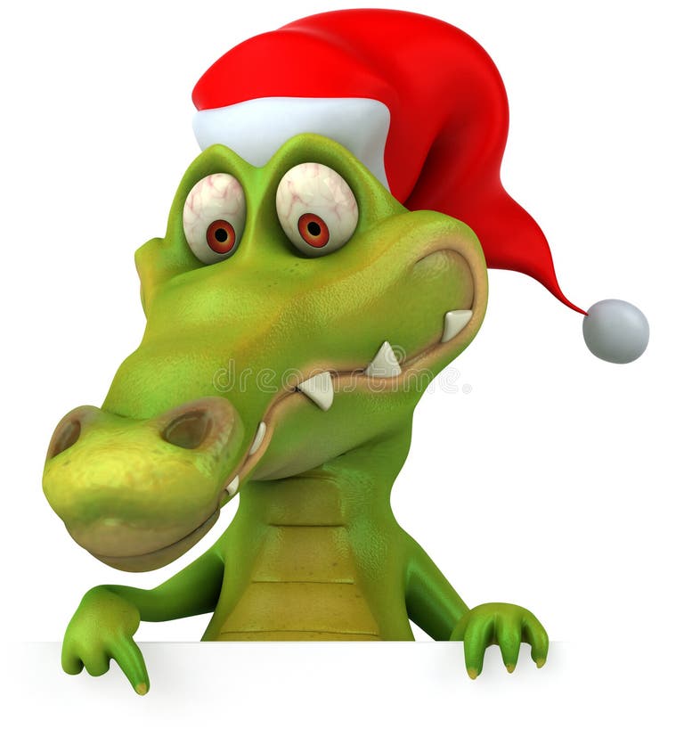 Santa Alligator Stock Illustrations – 99 Santa Alligator Stock ...