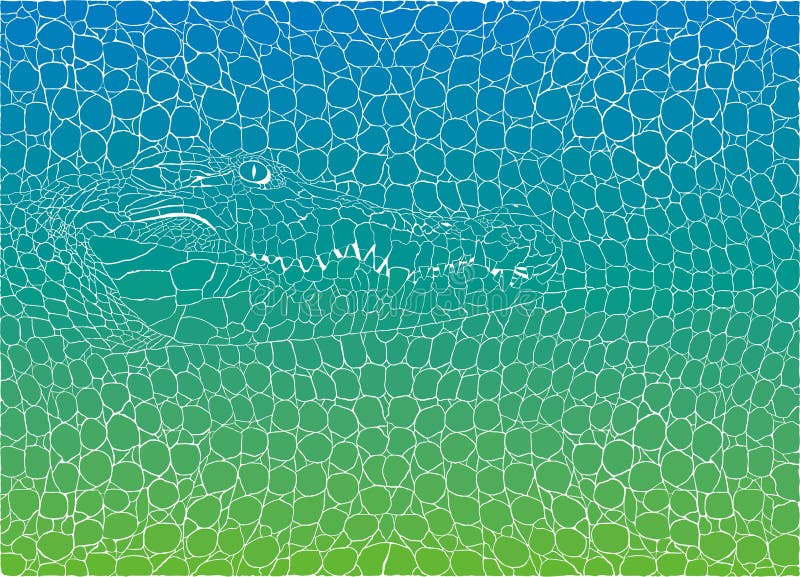 Crocodile Abstract Background Stock Vector - Illustration of design ...