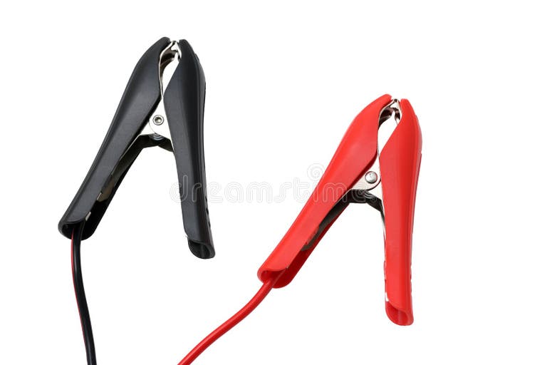 Crocodile Alligator Clip for Electrical Stock Photo - Image of plug ...